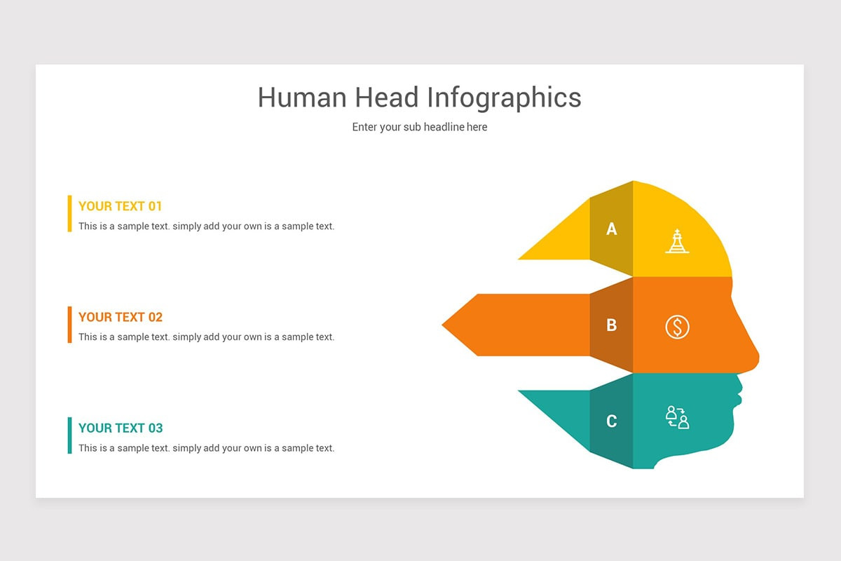 Human Head Infographics Google Slides Template | Nulivo Market