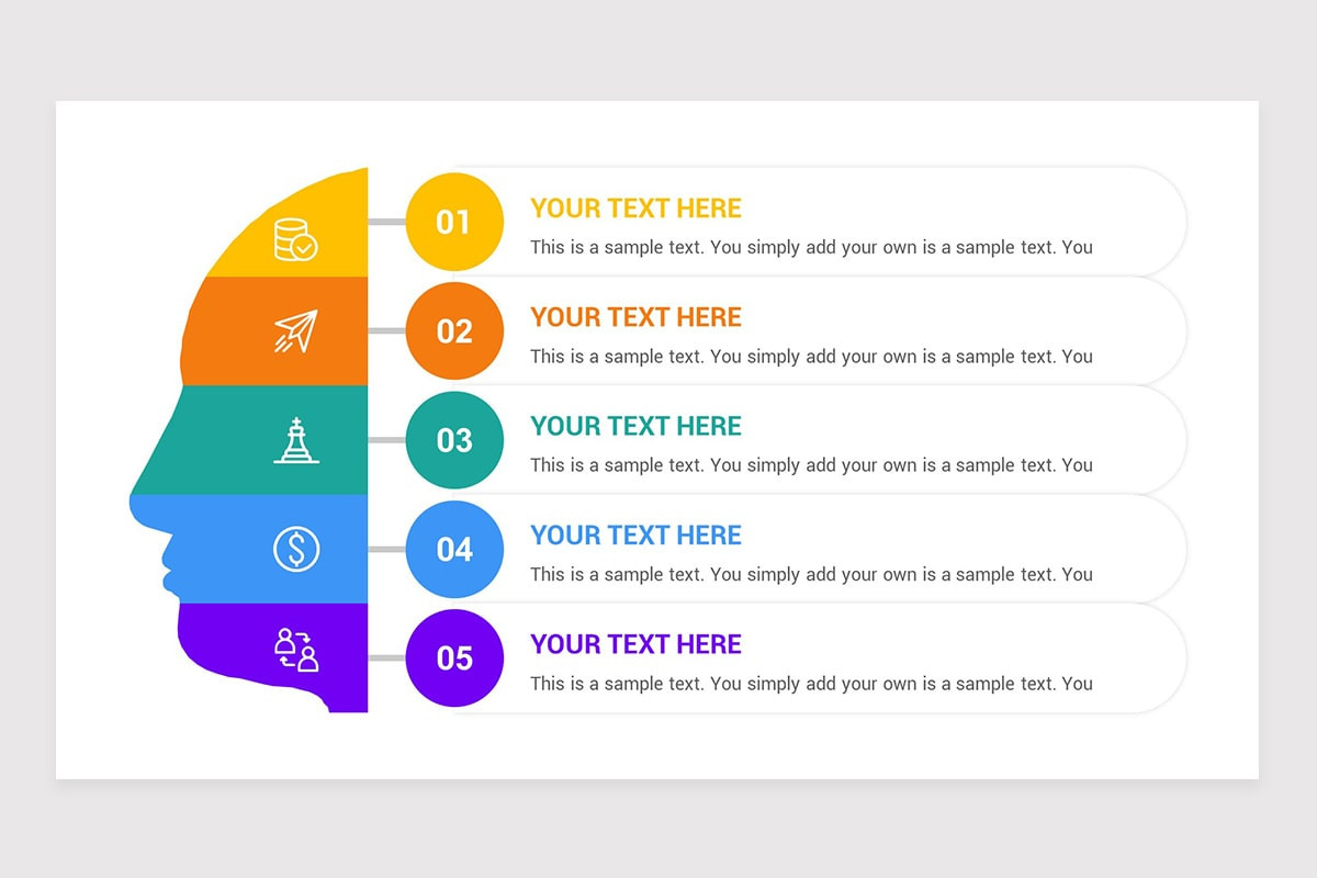 Human Head Infographics Google Slides Template | Nulivo Market
