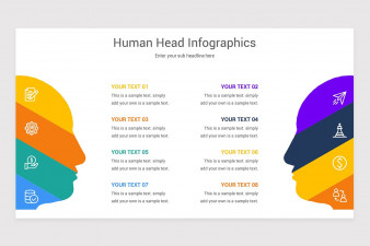 Human Head Infographics Google Slides Template | Nulivo Market