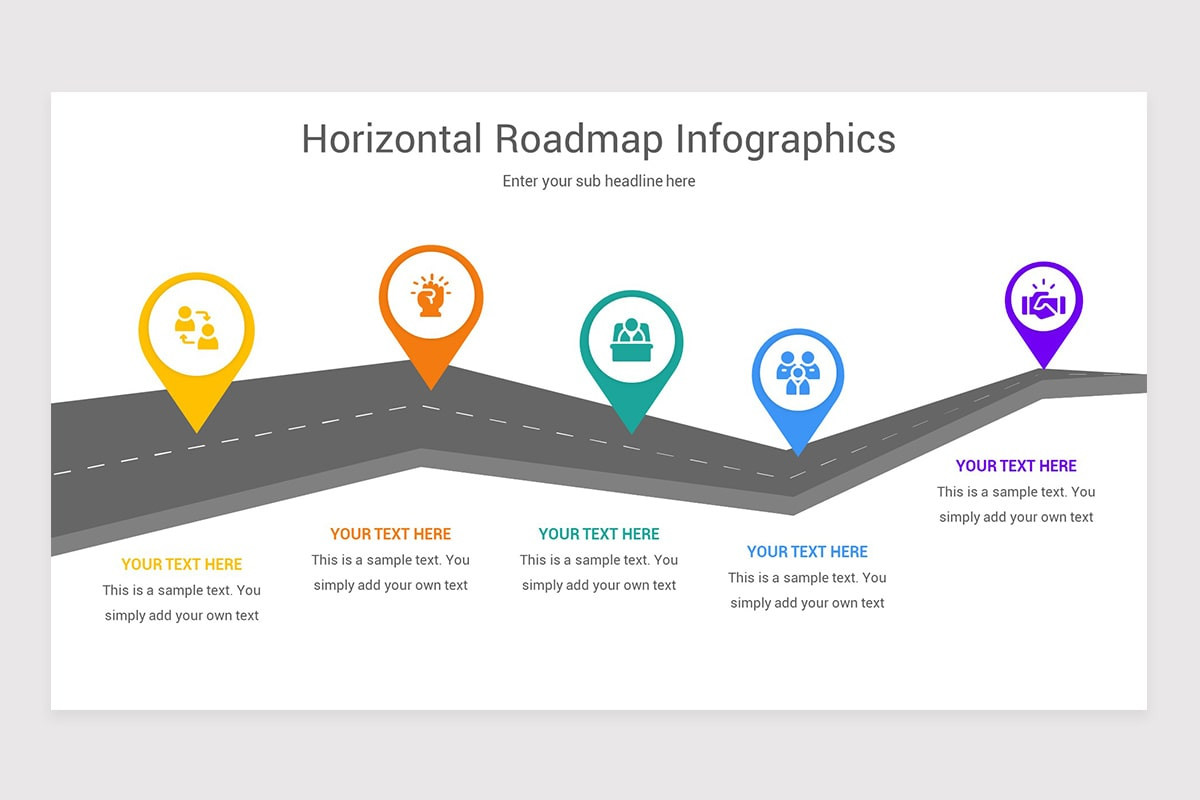 Horizontal Roadmap Google Slides Template | Nulivo Market