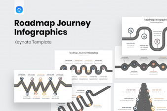Roadmap Journey Infographics Keynote Template | Nulivo Market
