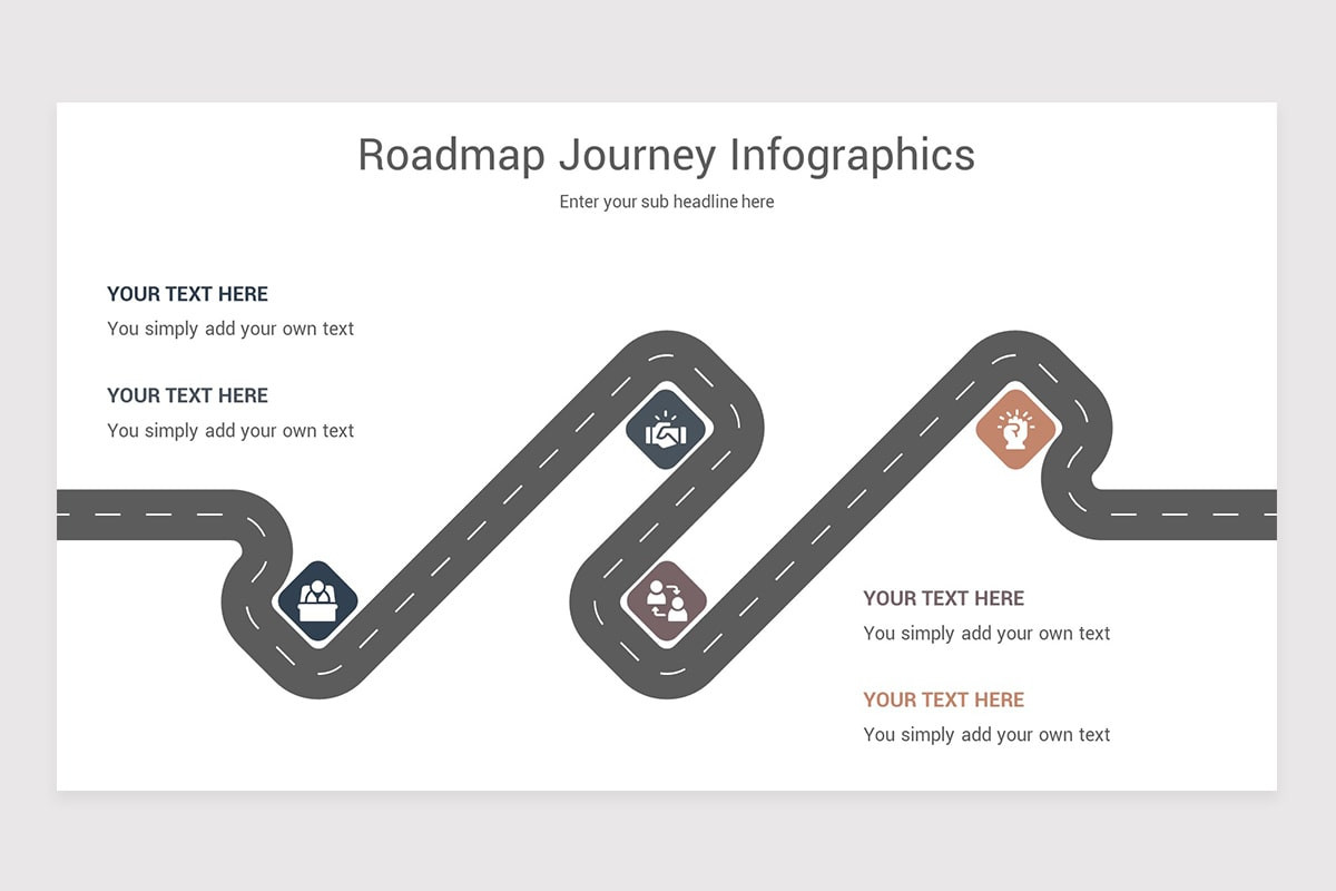 Roadmap Journey Infographics Google Slides Template | Nulivo Market