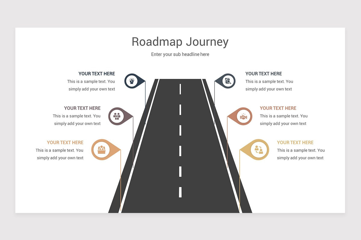 Roadmap Journey Infographics Google Slides Template | Nulivo Market