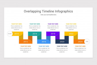 Overlapping Timeline Google Slides Template | Nulivo Market