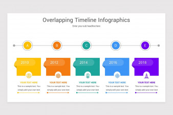 Overlapping Timeline Google Slides Template | Nulivo Market