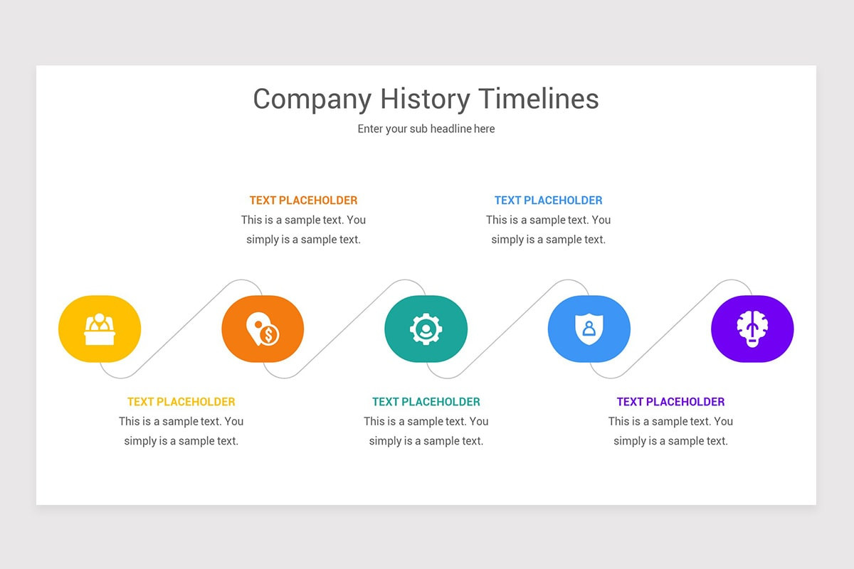 Company History Timelines Google Slides Template | Nulivo Market
