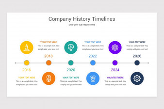 Company History Timelines Google Slides Template | Nulivo Market