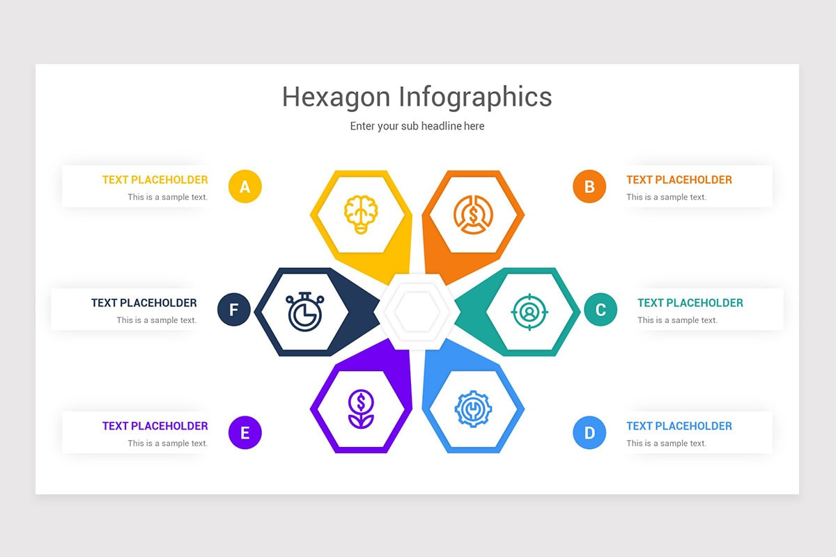 Hexagon Infographics Google Slides Template | Nulivo Market