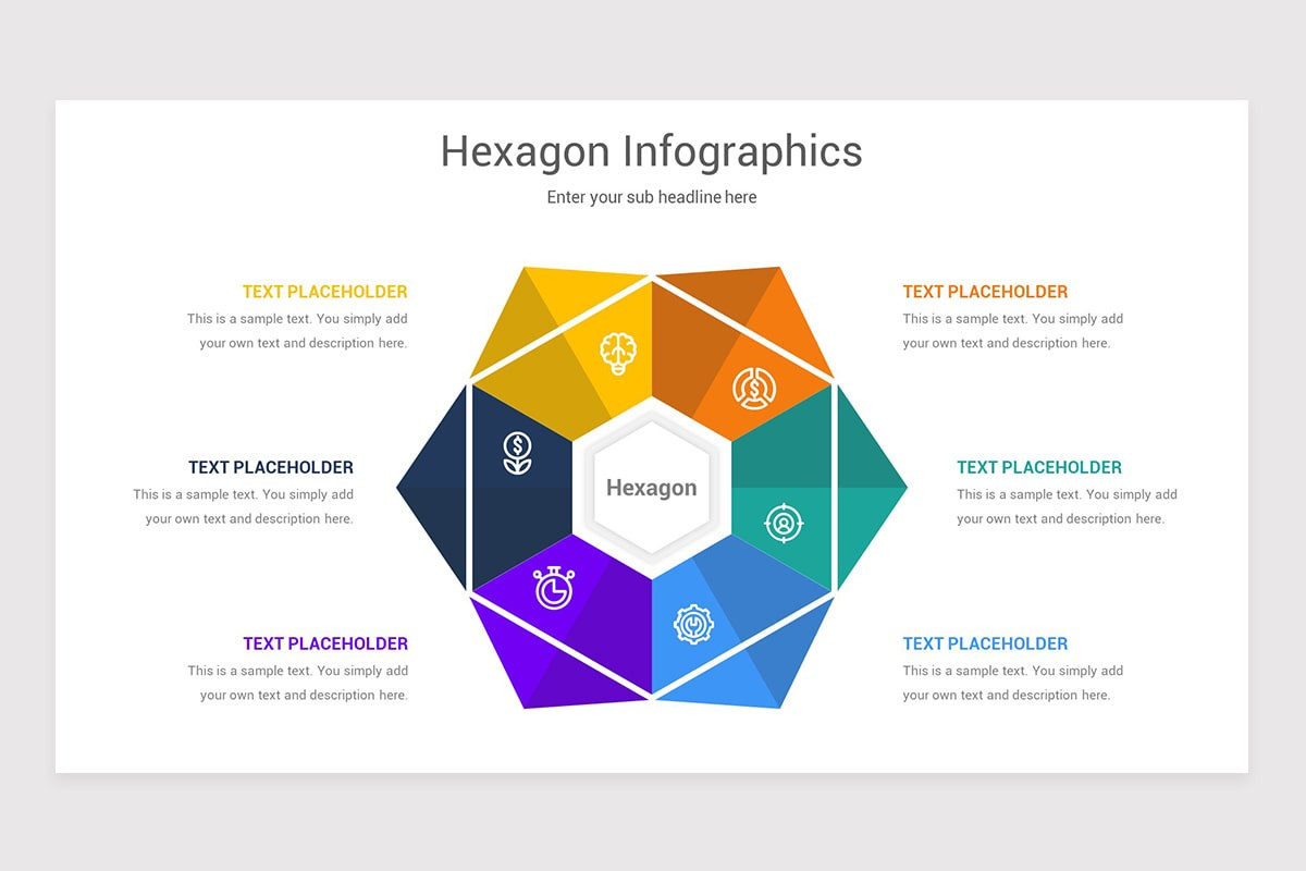 Hexagon Infographics Google Slides Template | Nulivo Market