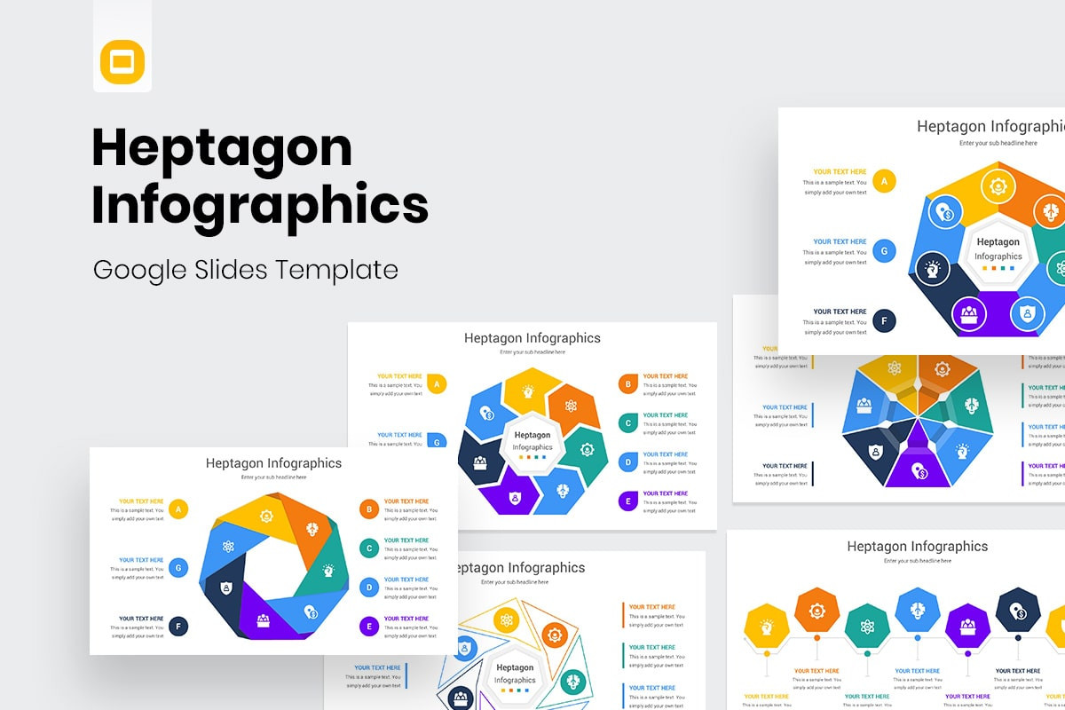 Heptagon Infographics Google Slides Template | Nulivo Market