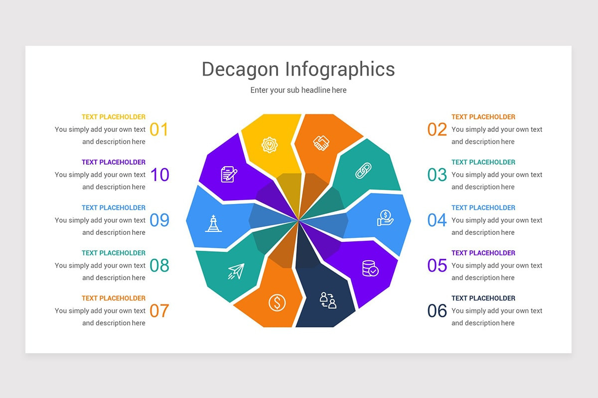 Decagon Infographics Google Slides Template | Nulivo Market