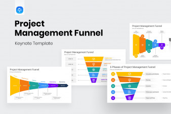 Project Management Funnel Keynote Template | Nulivo Market