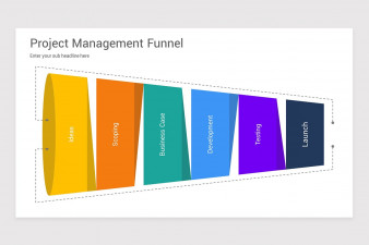 Project Management Funnel Keynote Template | Nulivo Market