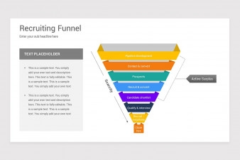 Recruiting Funnel Google Slides Template | Nulivo Market