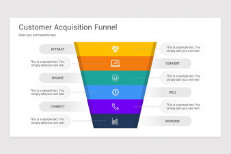 Customer Acquisition Funnel Keynote Template | Nulivo Market