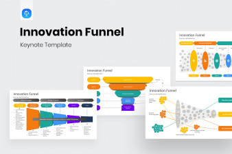 Innovation Funnel Diagram Keynote Template | Nulivo Market
