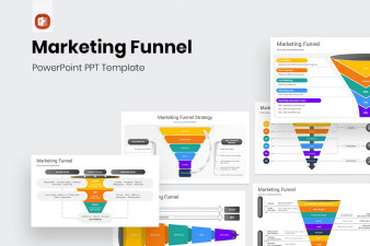 Marketing Funnel PowerPoint PPT Template | Nulivo Market