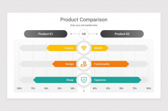 Product Comparison PowerPoint PPT Template | Nulivo Market