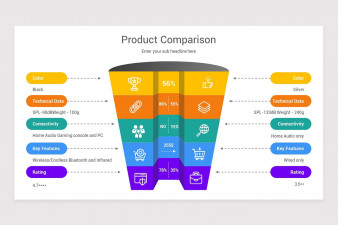 Product Comparison PowerPoint PPT Template | Nulivo Market