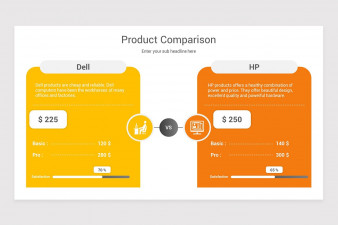 Product Comparison PowerPoint PPT Template | Nulivo Market