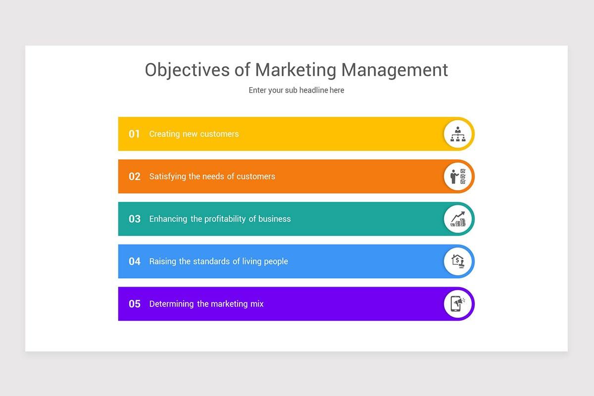 Marketing Management Models PowerPoint Template | Nulivo Market