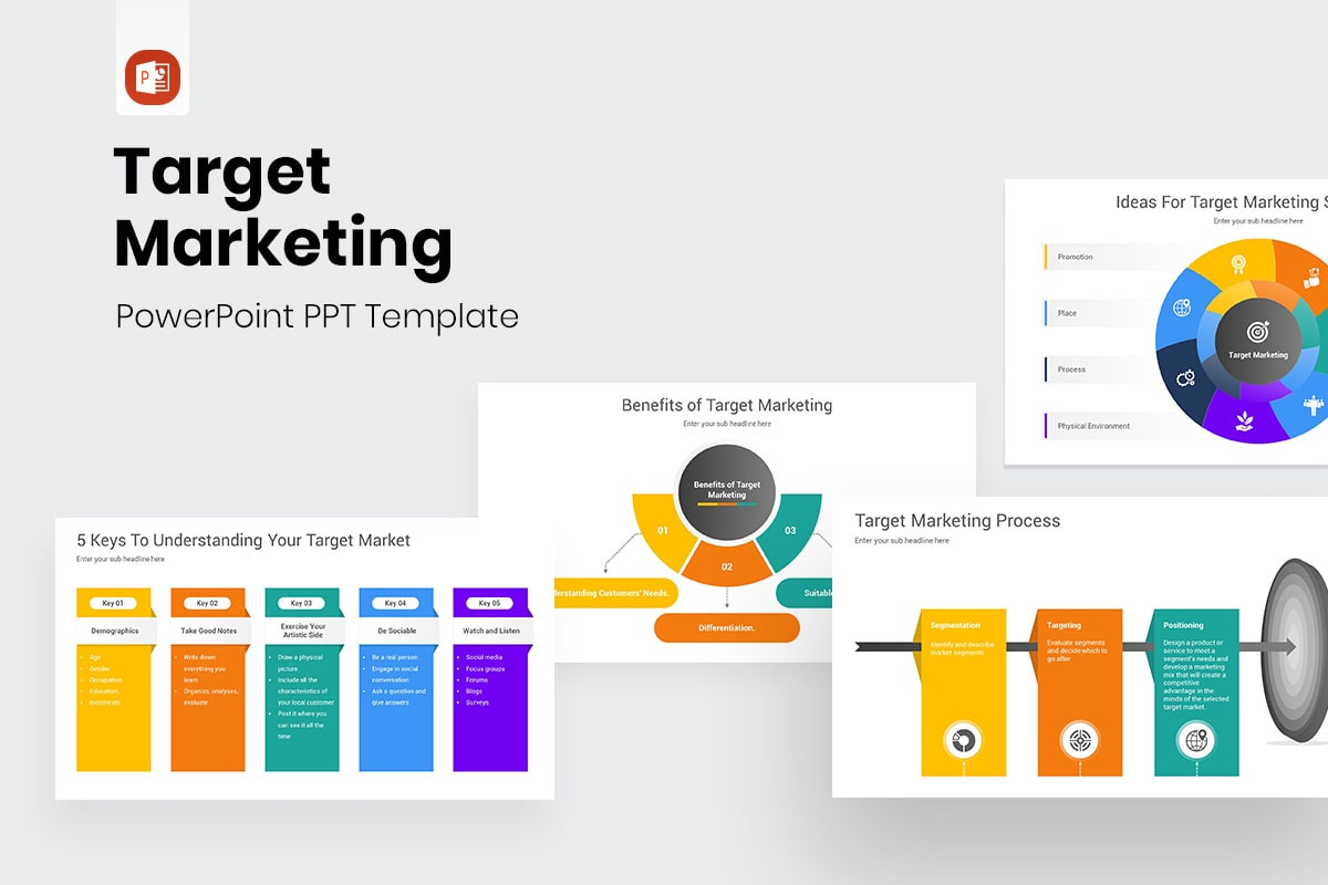 Target Marketing PowerPoint Template | Nulivo Market