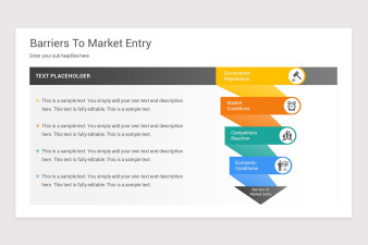 Barriers To Market Entry PowerPoint Template | Nulivo Market