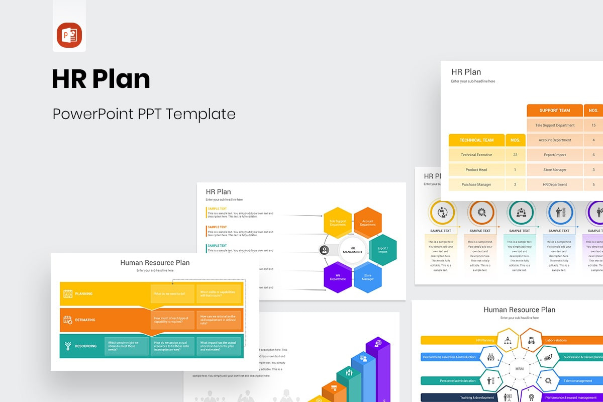 HR Plan PowerPoint Presentation Template | Nulivo Market