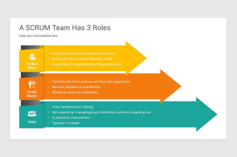 Scrum Team PowerPoint Template Diagrams | Nulivo Market