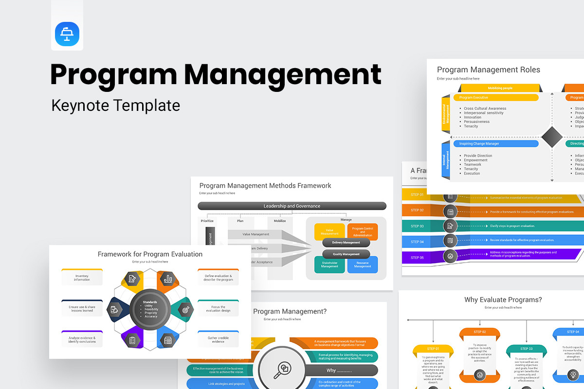 Program Management Keynote Template | Nulivo Market