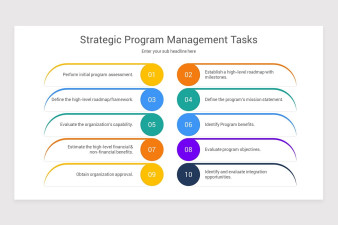 Program Management Keynote Template | Nulivo Market