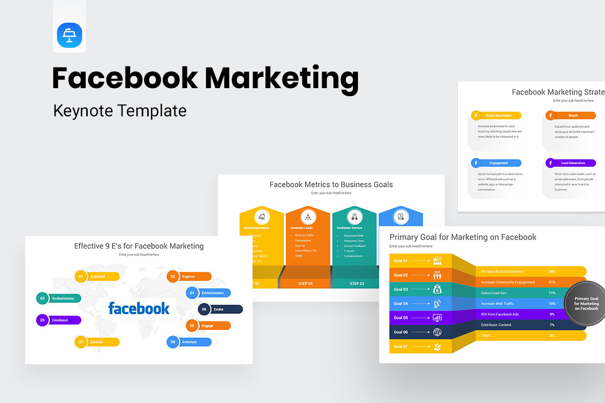 Facebook Marketing Keynote Template | Nulivo Market