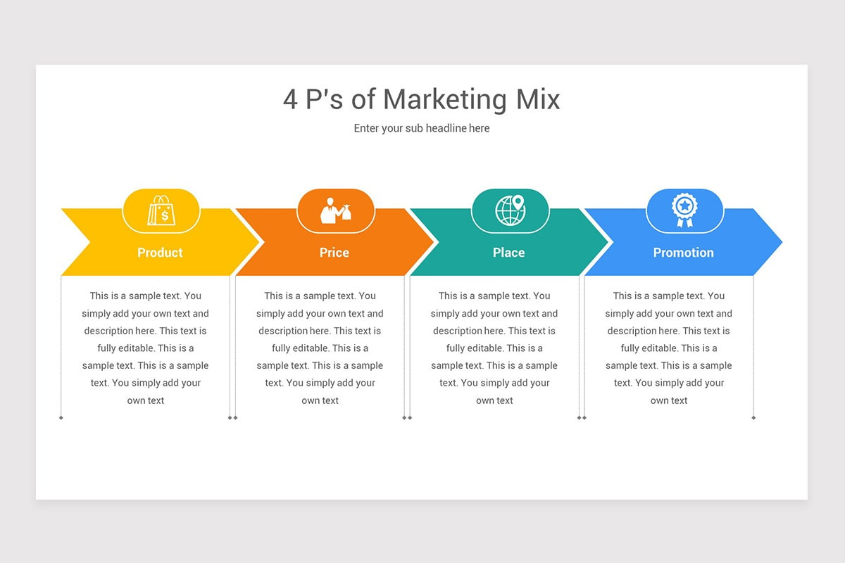 4 P's of Marketing Mix Keynote Template | Nulivo Market