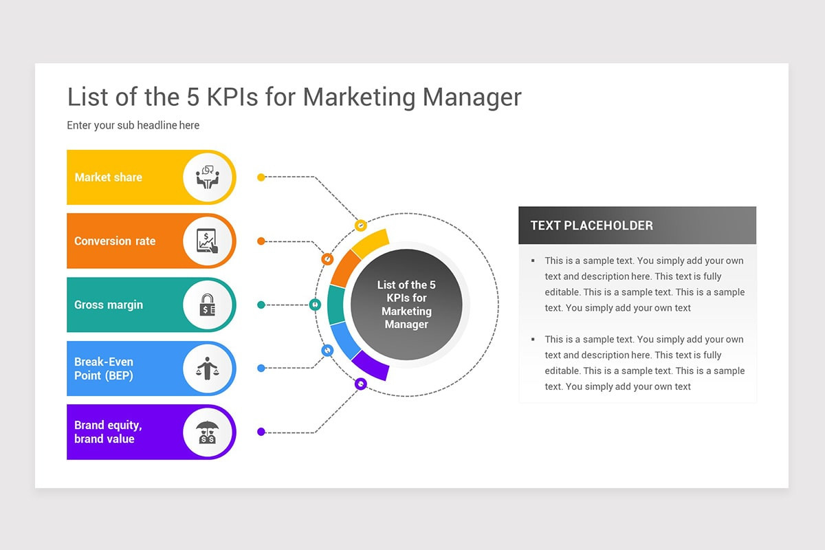 Marketing KPI Keynote Presentation Template | Nulivo Market