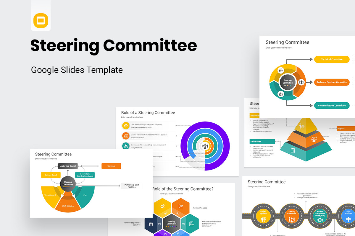 Steering Committee Google Slides Presentation Template | Nulivo Market