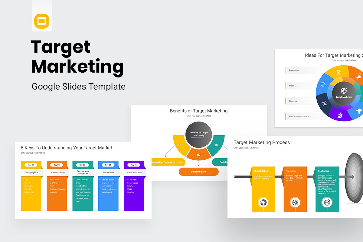 Target Marketing Google Slides Template | Nulivo Market