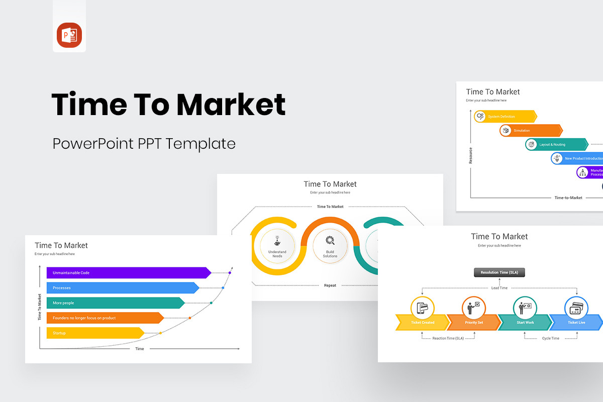 Time To Market PowerPoint Template | Nulivo Market