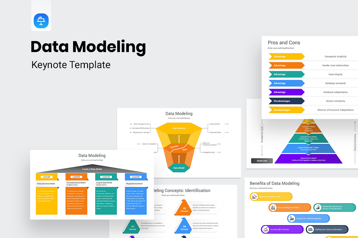 Data Modeling Keynote Template Models Nulivo Market