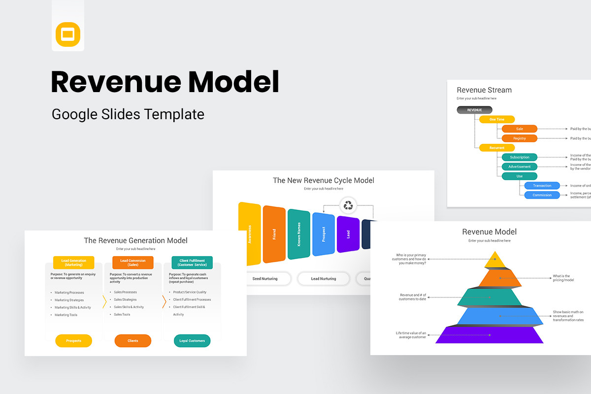 Revenue Model Google Slides Template | Nulivo Market