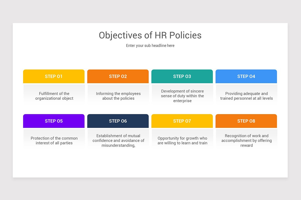 HR Policies Keynote Presentation Template | Nulivo Market