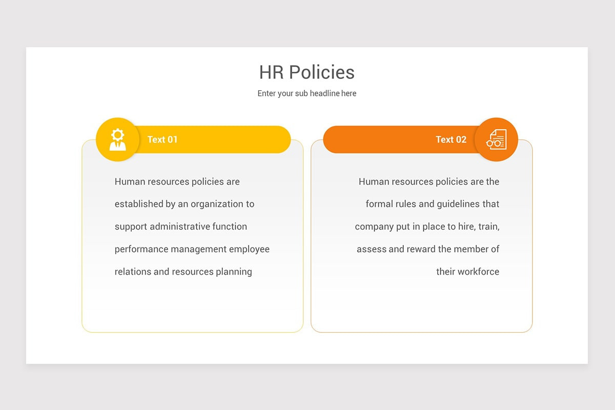 HR Policies Keynote Presentation Template | Nulivo Market