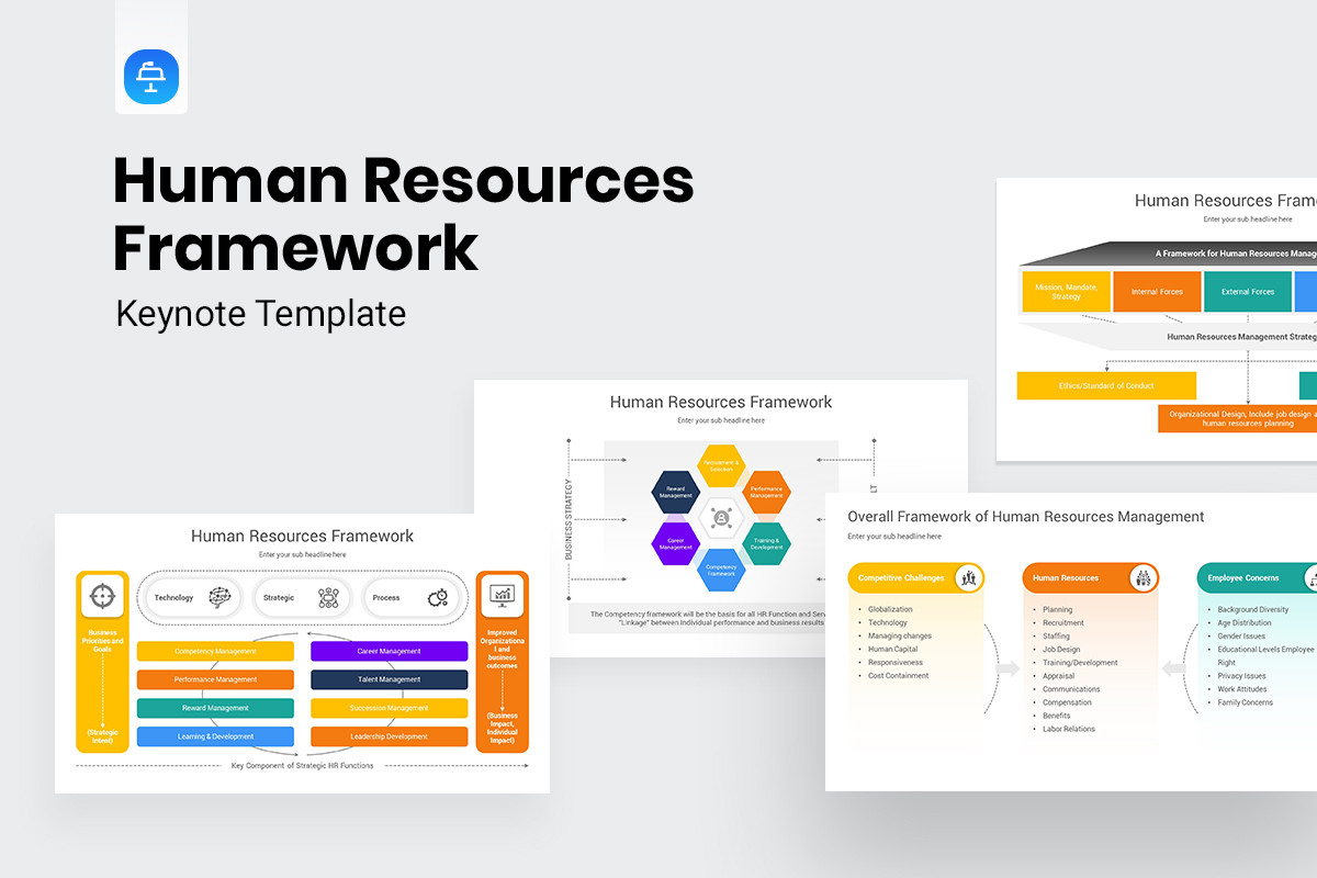 Human Resources Framework Keynote Template | Nulivo Market