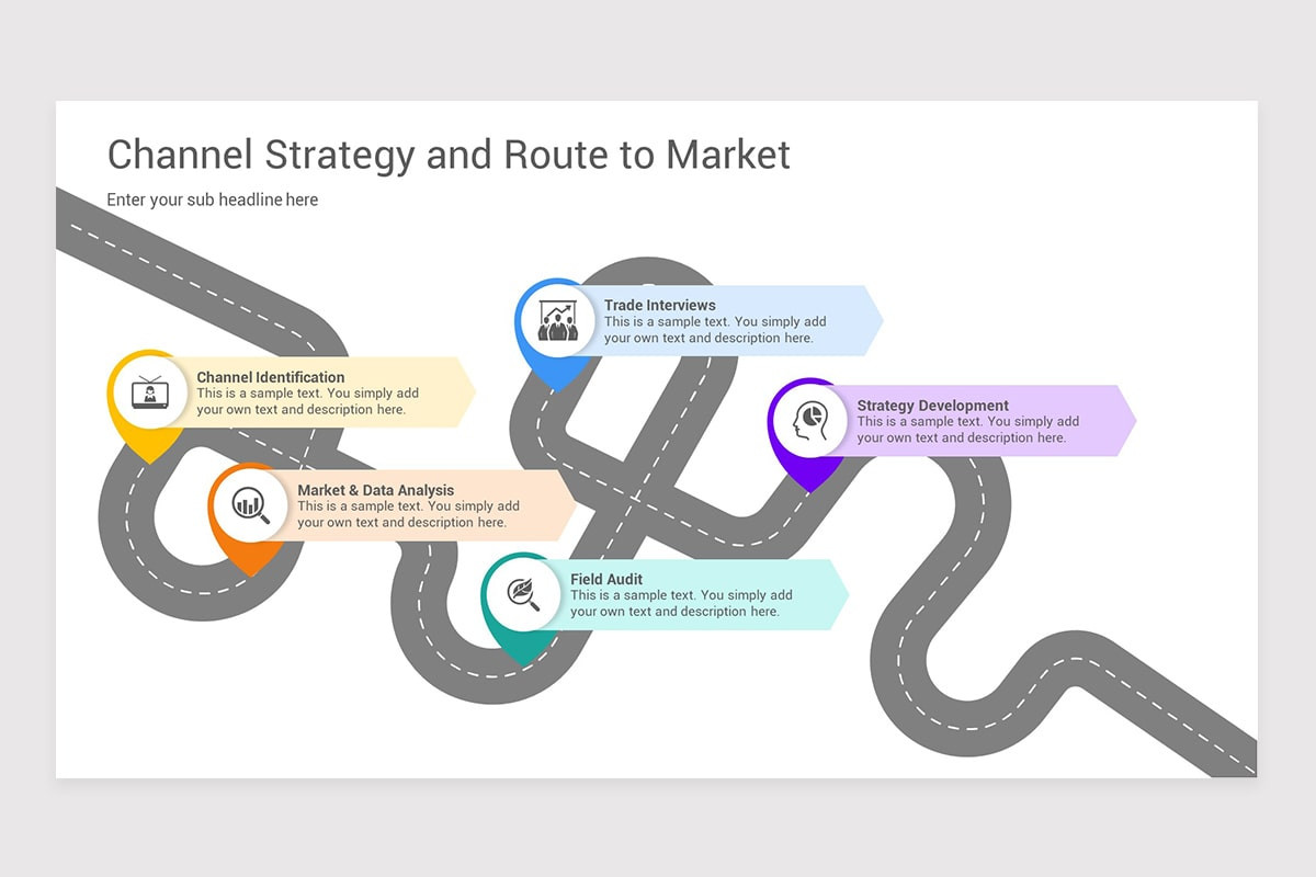 Route To Market Google Slides Template Models | Nulivo Market