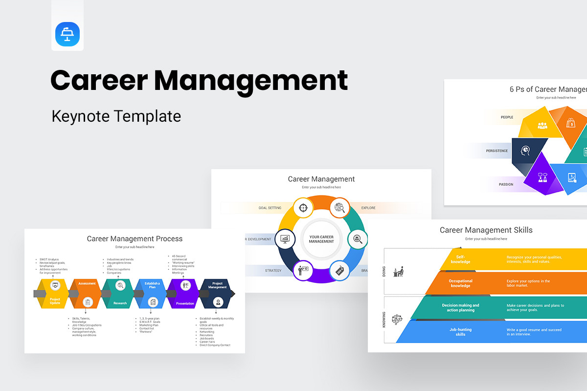 Career Management Keynote Template | Nulivo Market