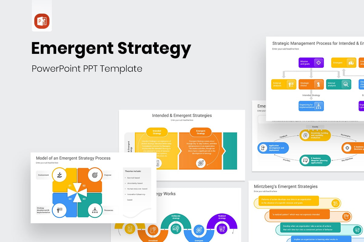 Emergent Strategy PowerPoint Slides Template | Nulivo Market