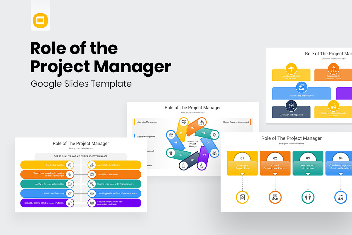 Role Of The Project Manager Google Slides Presentation Template 