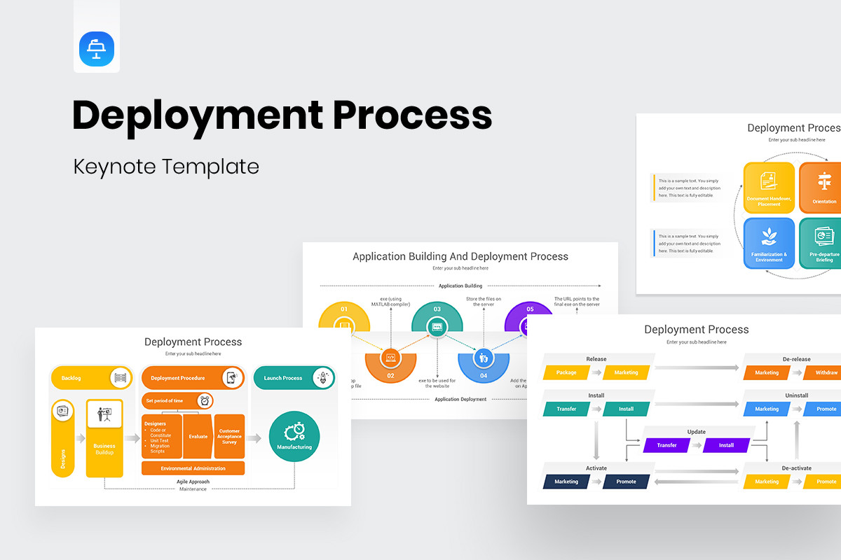 Deployment Process Keynote Template | Nulivo Market
