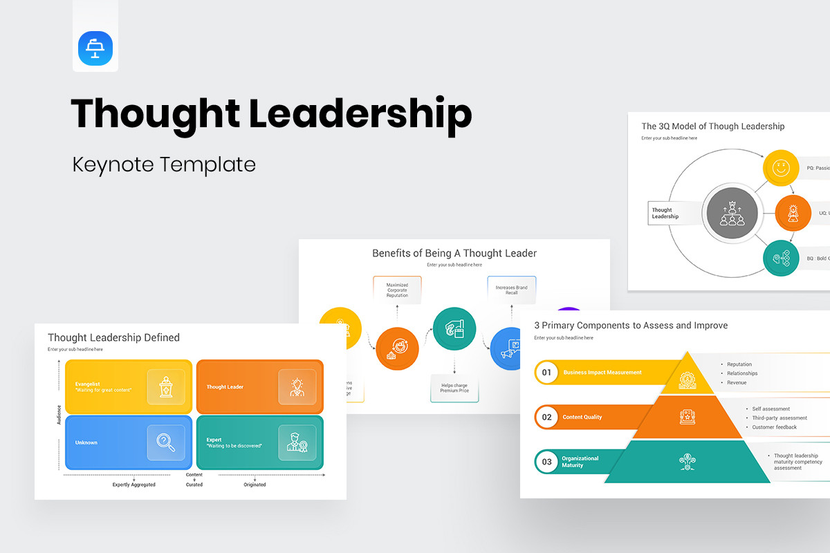 Thought Leadership Keynote Template Models | Nulivo Market