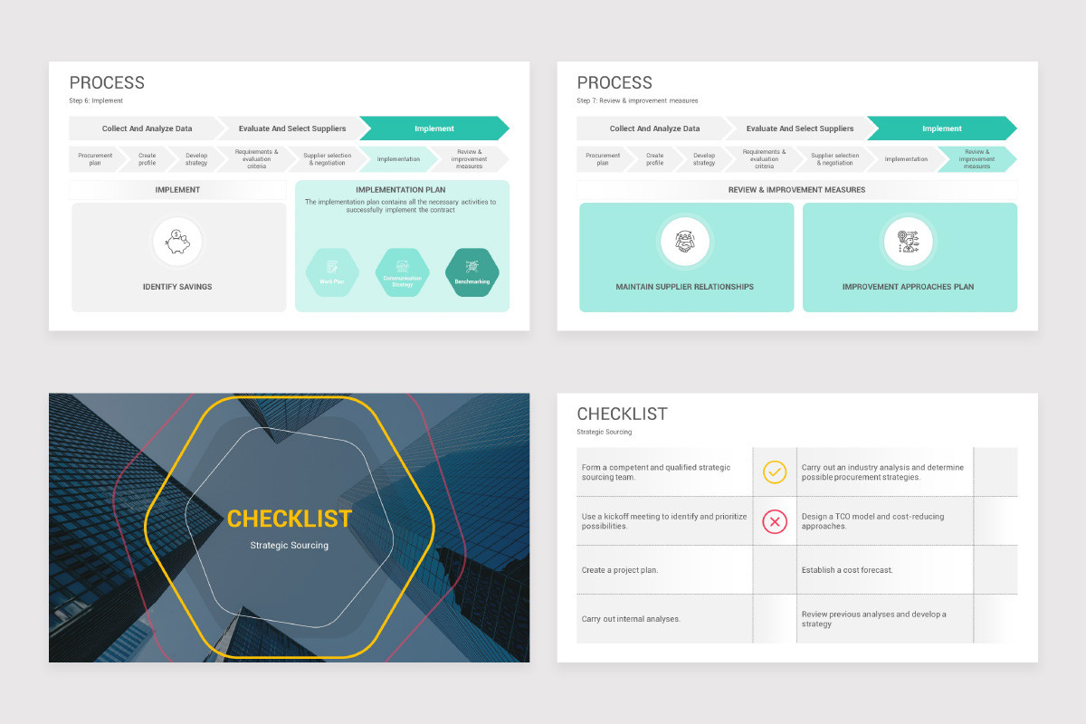 Strategic Sourcing Google Slides Presentation Template | Nulivo Market