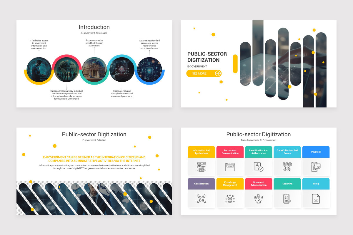 E-Government Google Slides Presentation Template | Nulivo Market